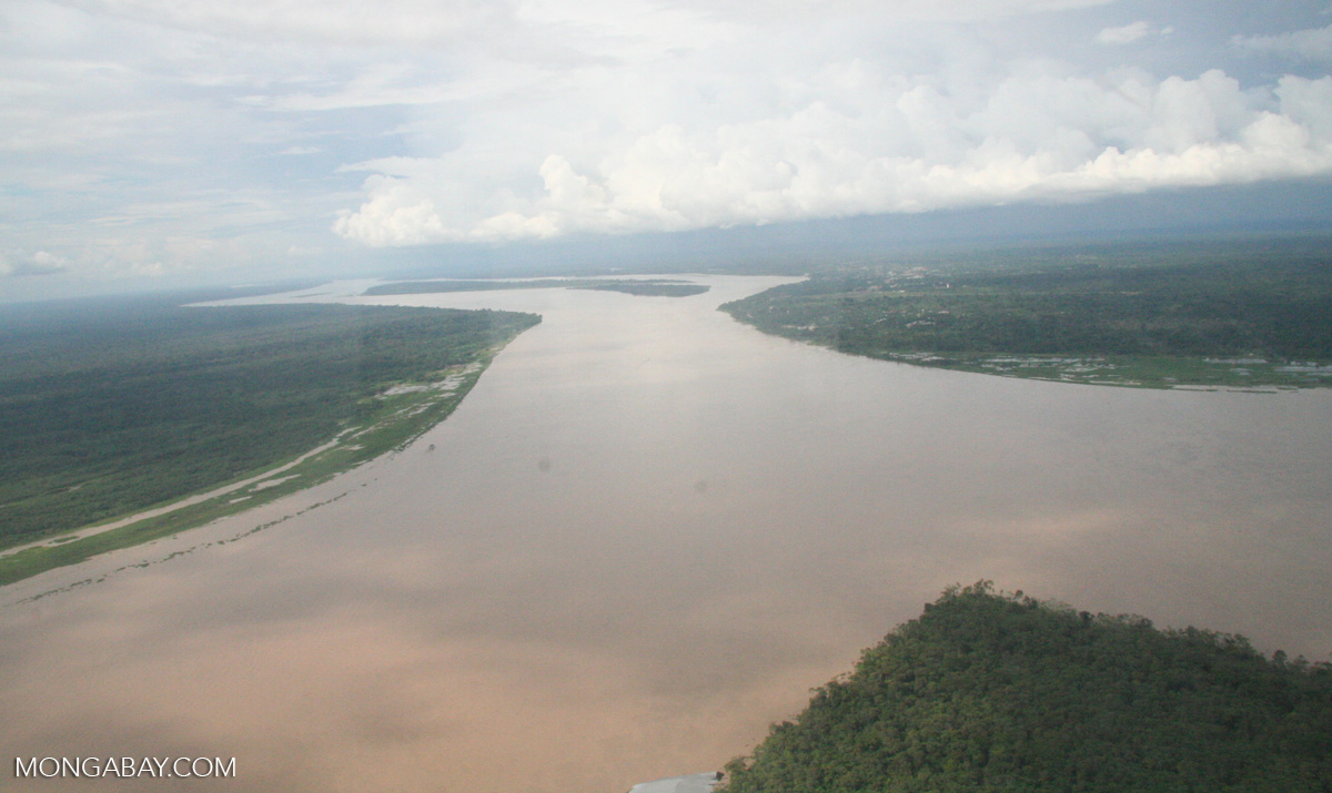 Aerial view of the Amazon river [co02-0061]