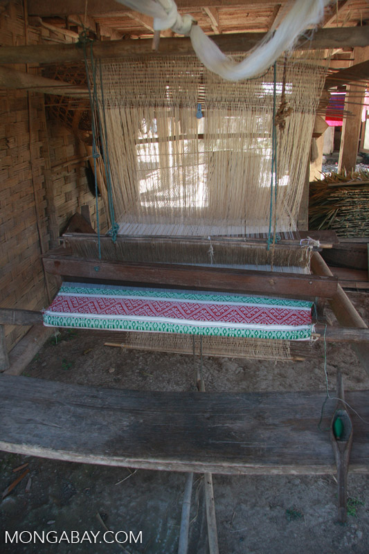 Lao weaving loom
