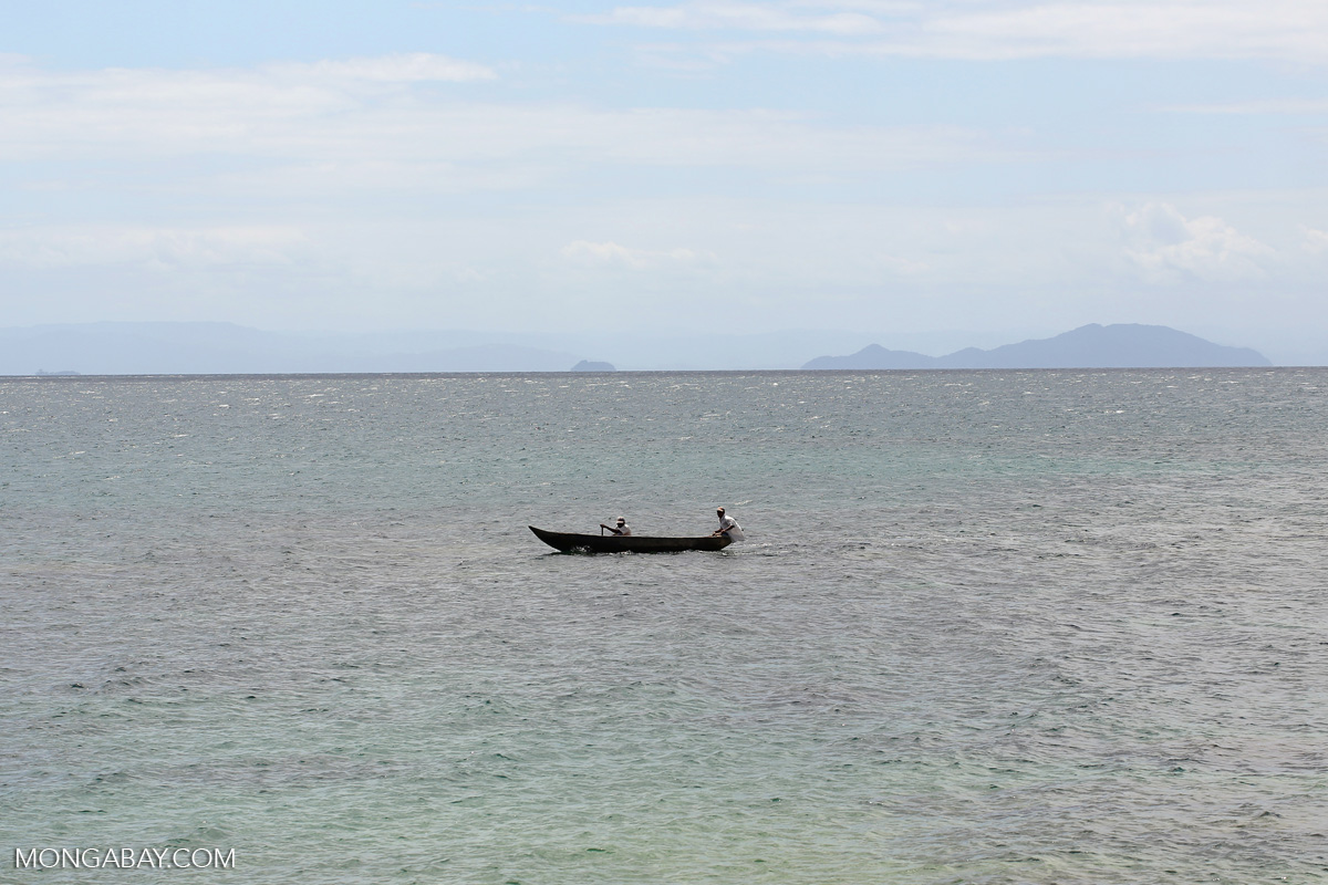 Boat off the Masoala Peninsula [madagascar_masoala_0898]