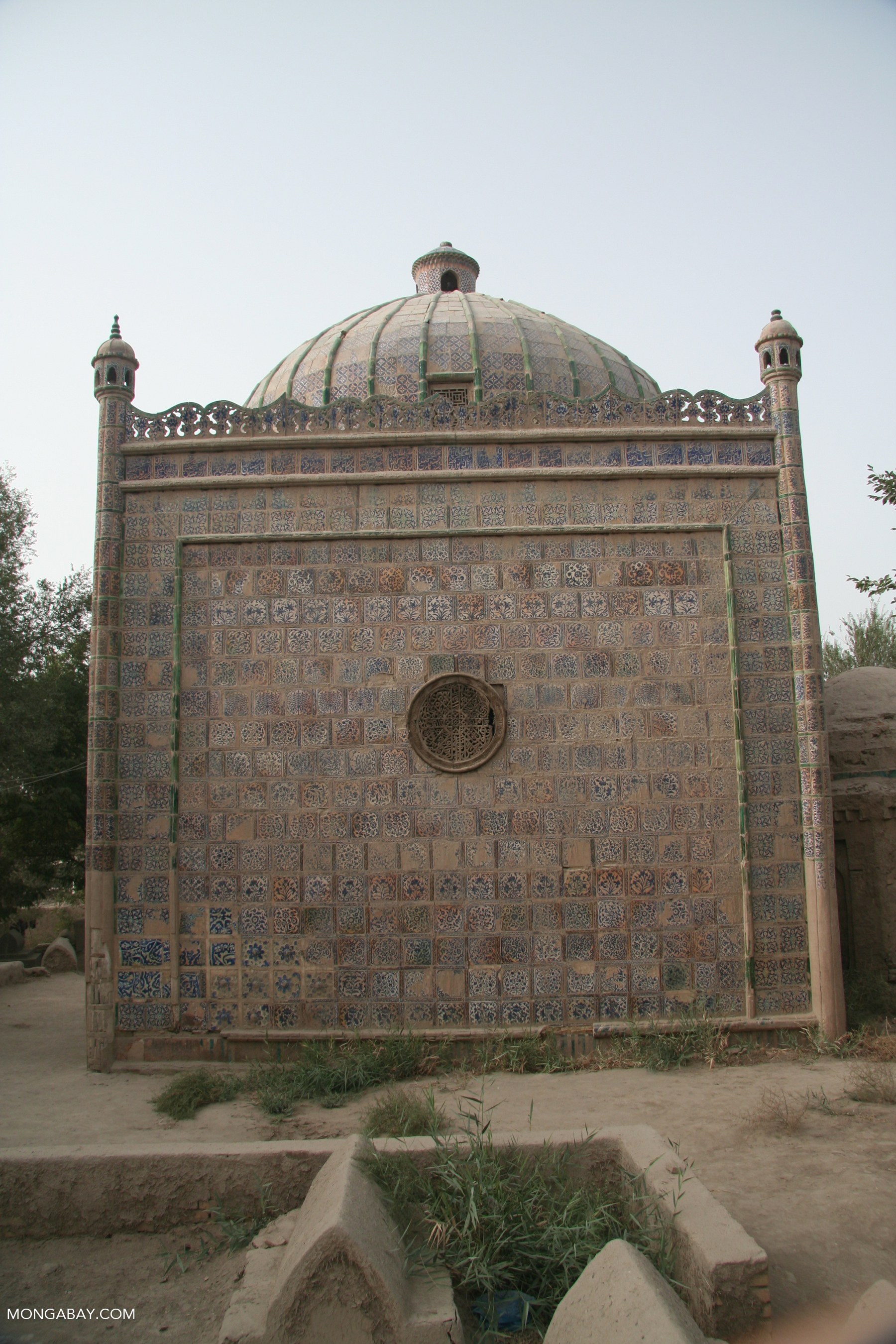 Tiled tomb at the Tomb of Yarkand Kings in Yarkand